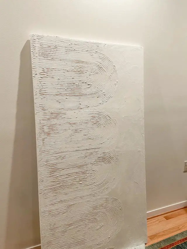 DIY Textured Canvas Wall Art - Effie Row